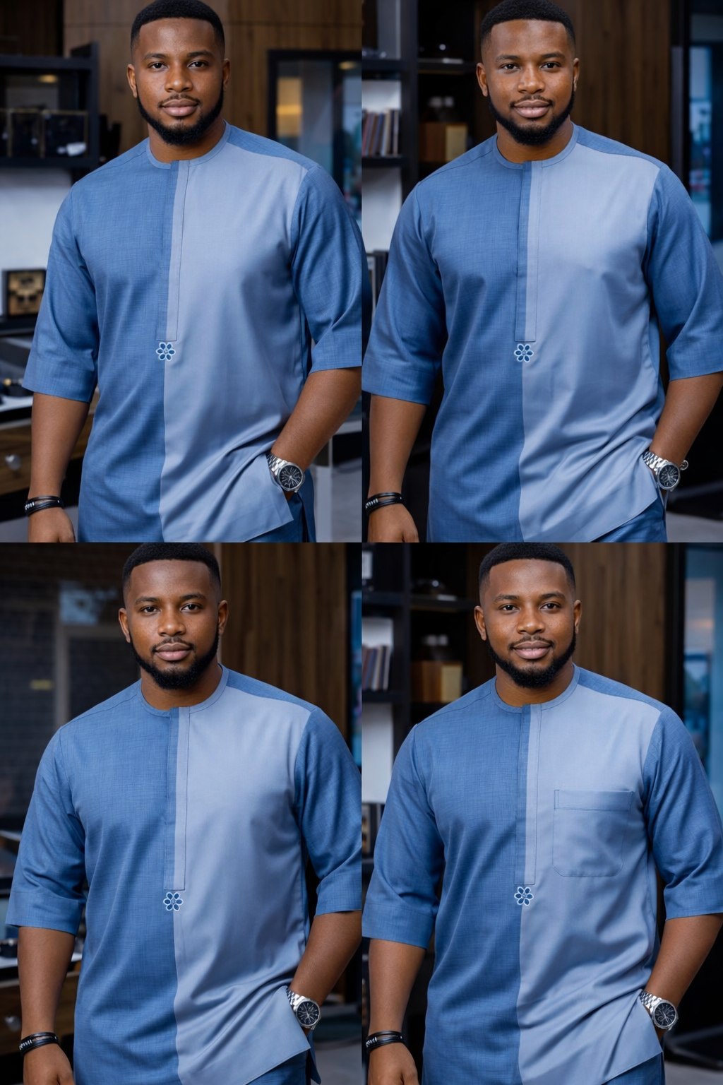 AKIN Men’s Signature African 2-Piece Set